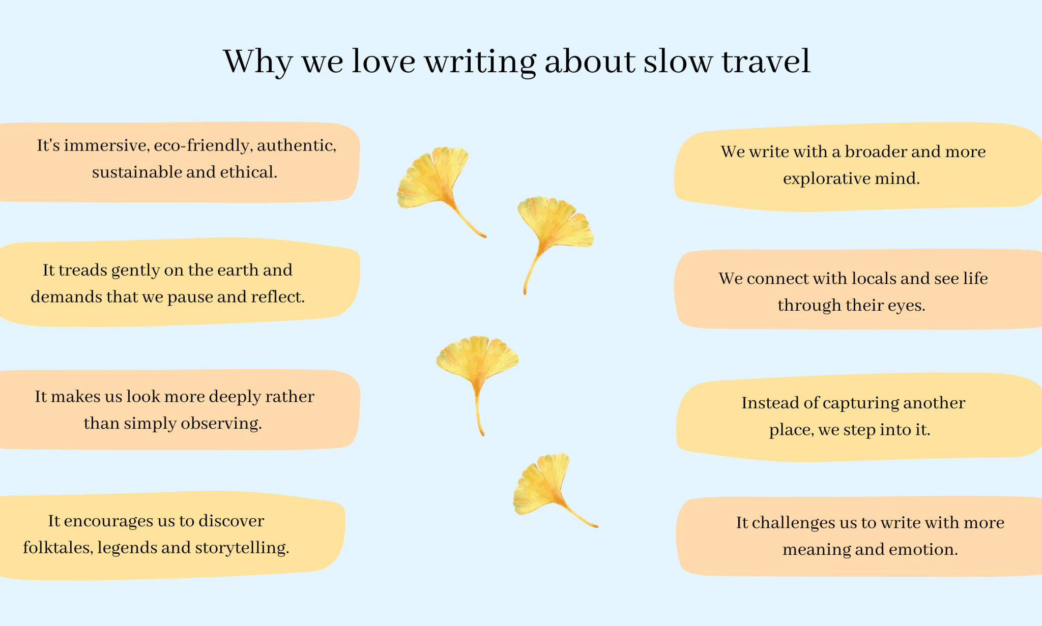 Slow travel writing tips and examples – Textshop Content